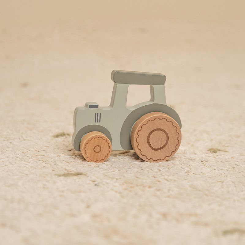 Little Dutch Drveni traktor Little Farm - KidsBoxx
